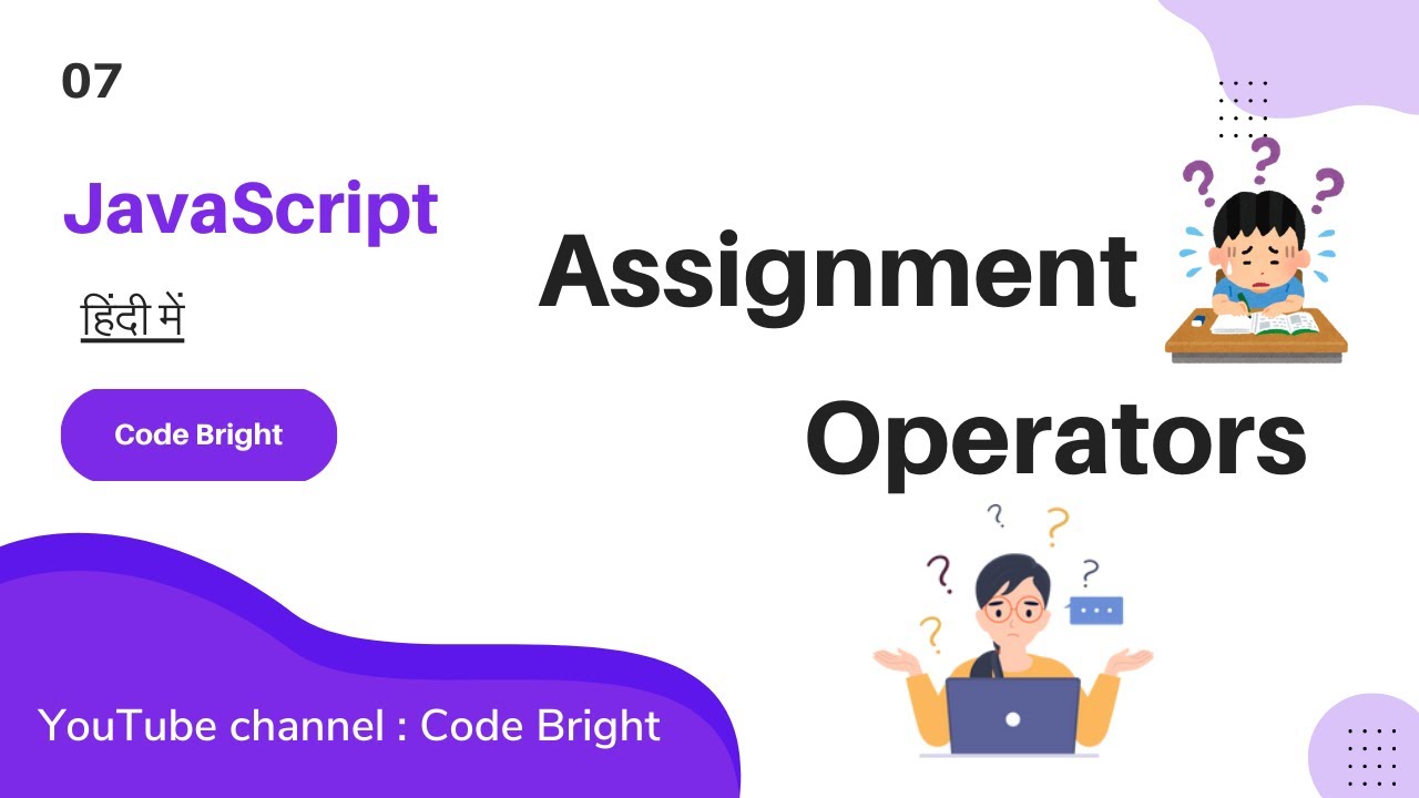 Assignment Operators Javascript Assignment Operators Javascript For