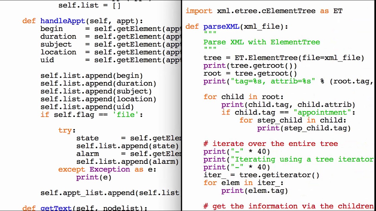 Python 101 Episode 23 The Minidom And Elementtree Modules Youtube