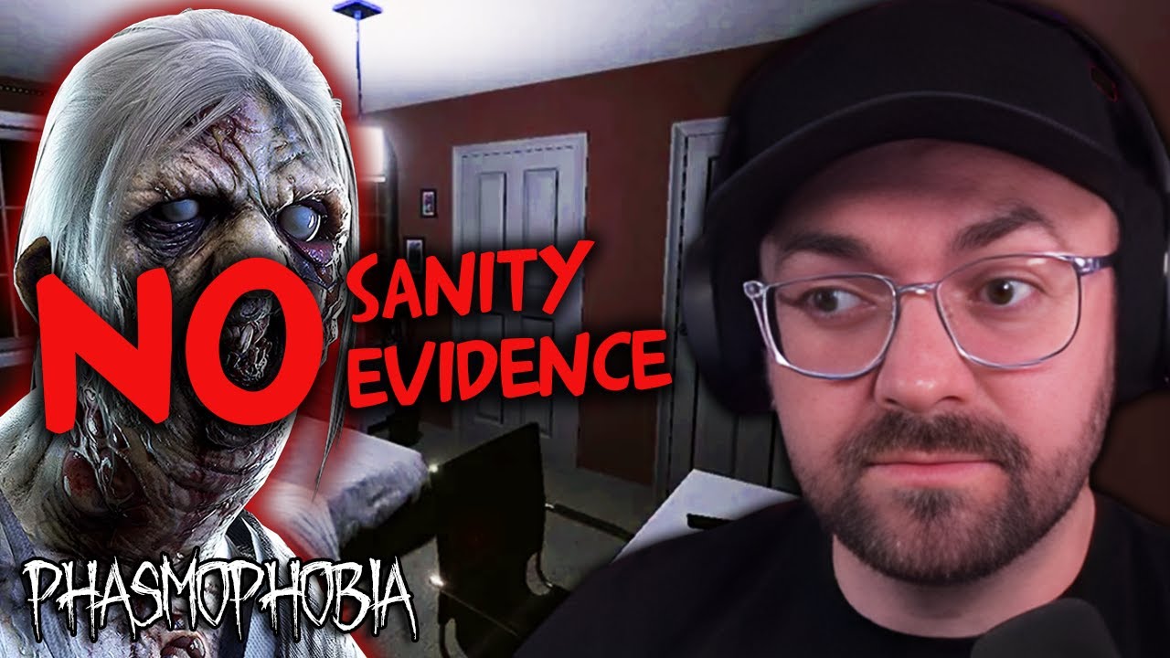 Finding The Ghost With No Sanity No Evidence Phasmophobia Youtube