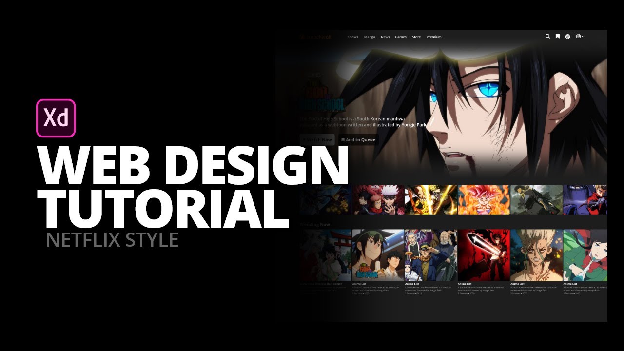 Adobe Xd Dark Theme Design Tutorial How To Easily Design A Website In