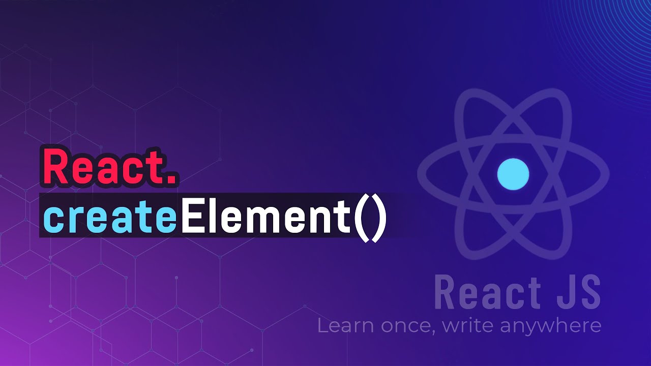 Phæ æ Ng Thá C React Createelement Cá A Thæ Viá N Reactjs Youtube
