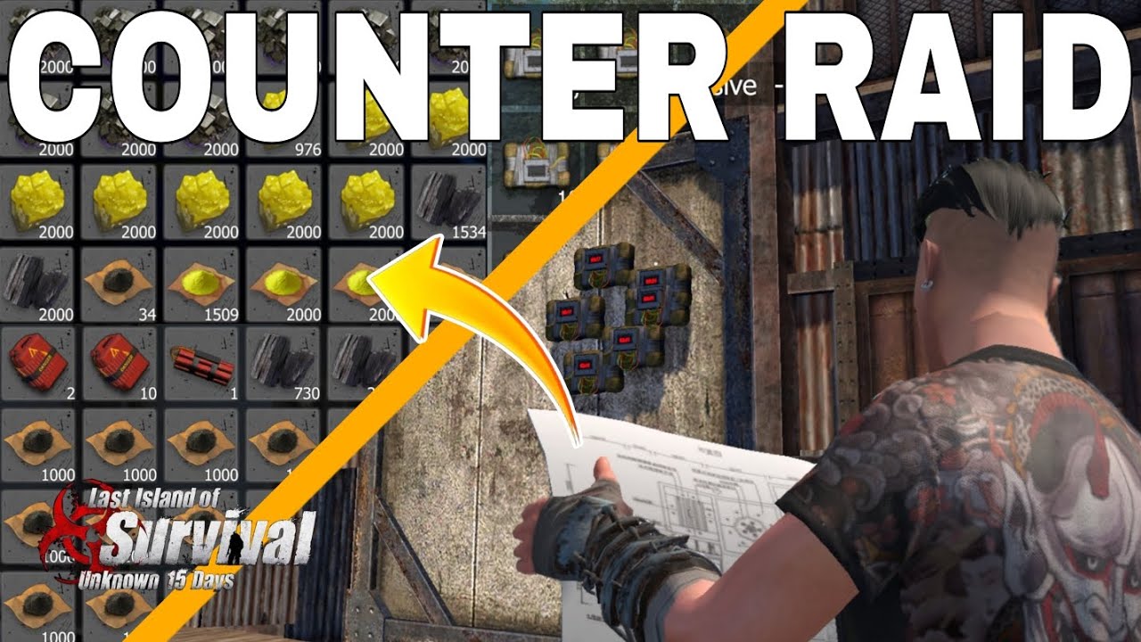 The Easiest Counter Raid Last Island Of Survival Youtube