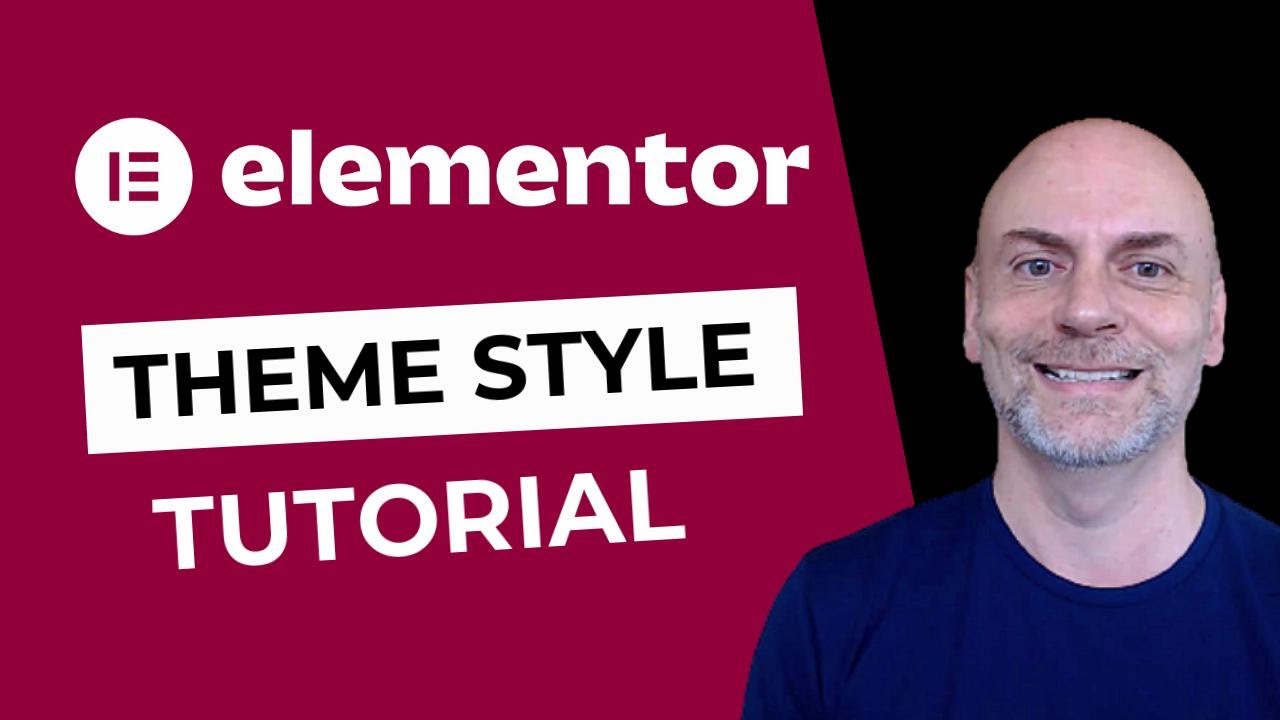 Elementor Theme Style Tutorial Youtube