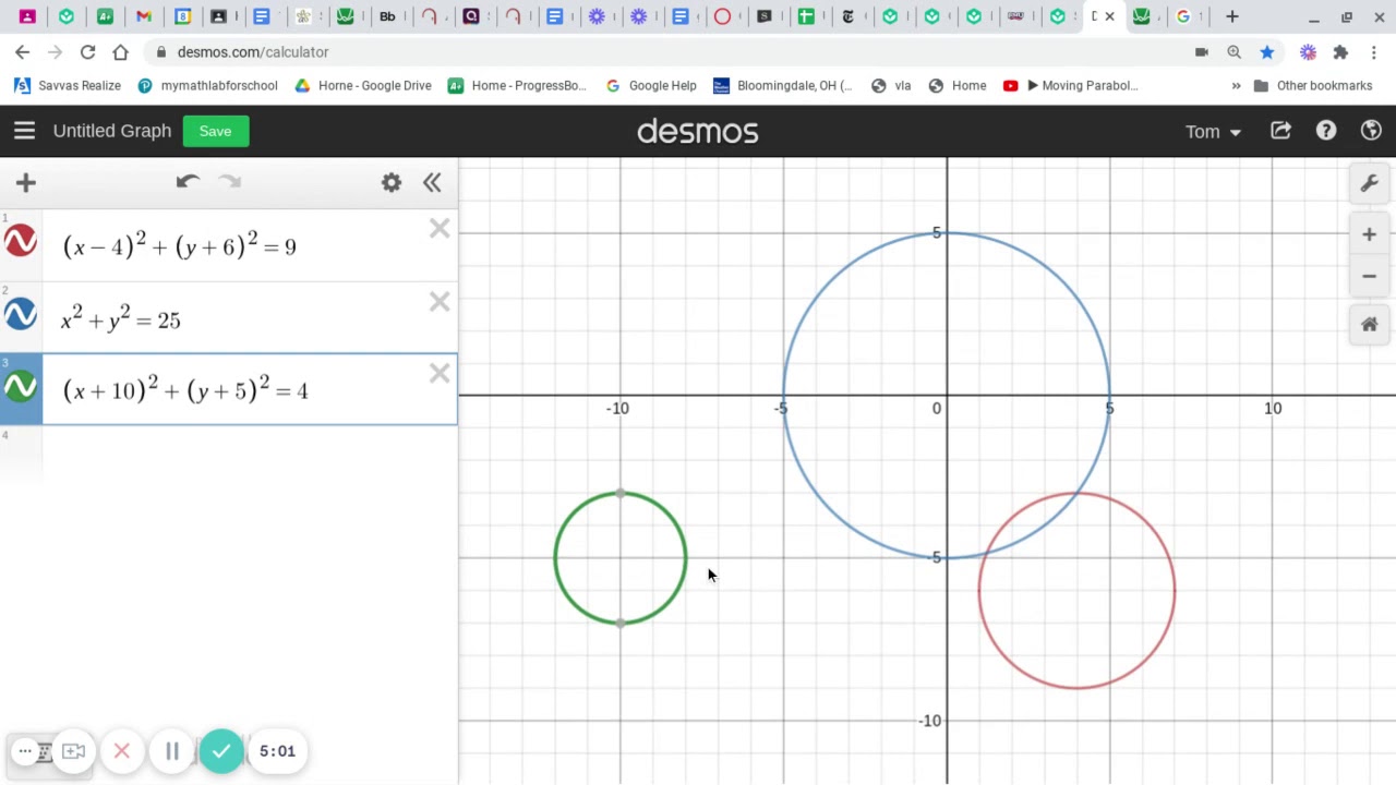 Circle Graph Desmos At Koby Rawling Blog