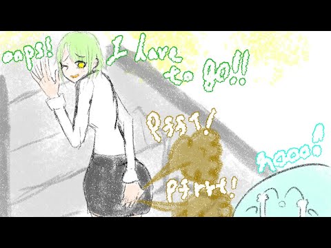 Girl Holds Fart And Poop On Escalator Anime Hoyatag