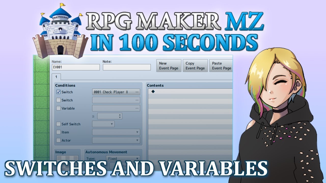 Switches And Variables Rpg Maker Mz In 100 Seconds Youtube