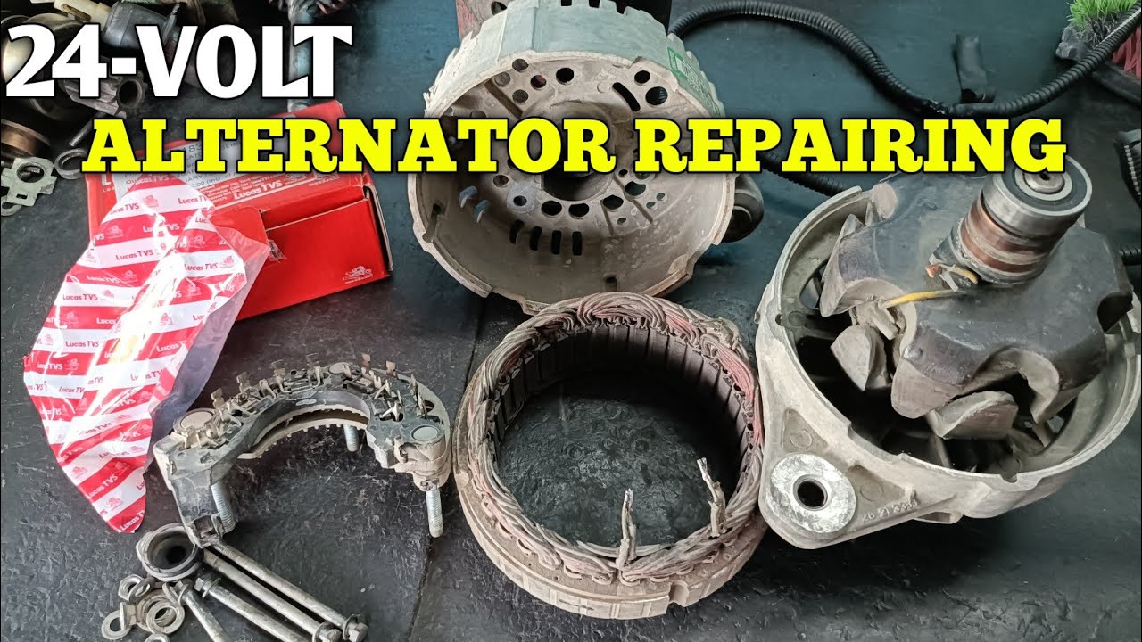 24 Volt Alternator Repair How To Repair Alternator Shreebalajiauto