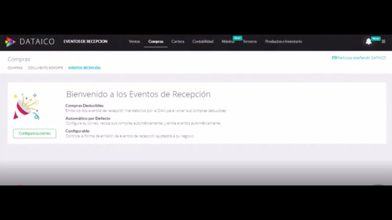 Tutorial Eventos De Recepción Dataico Youtube