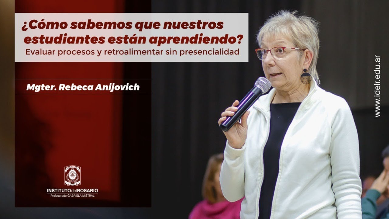 Ciclo De Conferencias 2020 Mgter Rebeca Anijovich Youtube