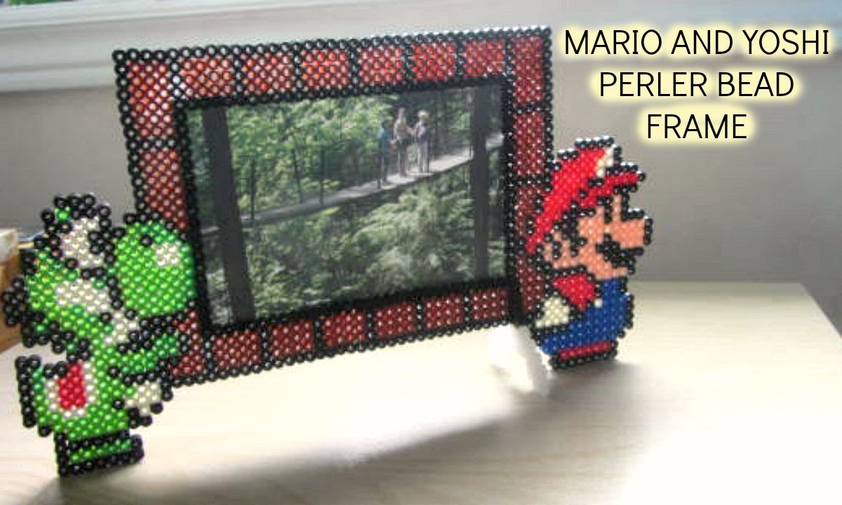 Perler Bead Mario Yoshi Picture Frame Youtube