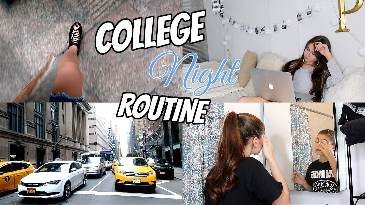 My Real Nyc School Night Routine 2017 Paige Secosky Youtube