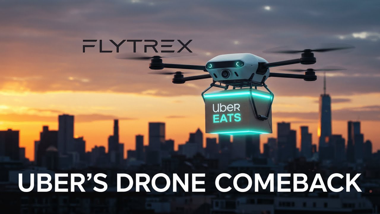 Uber Brings Back Drone Delivery With Flytrex Youtube