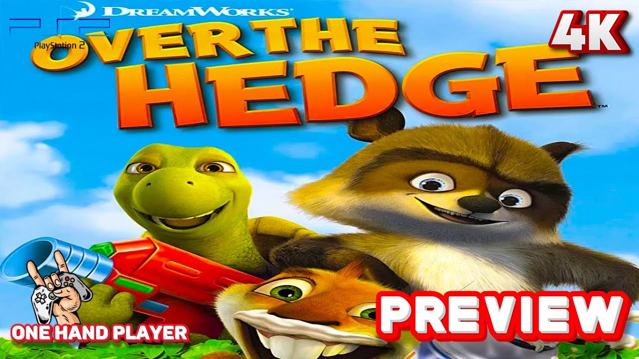 Over The Hedge Gameplay Ps2 4k 60fps First 20 Minutes One Hand