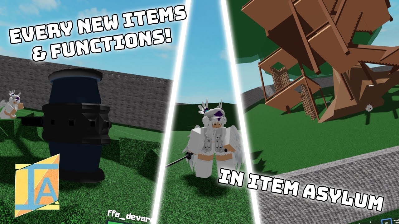 Ia Every New Items Functions In The New Item Asylum Update Youtube
