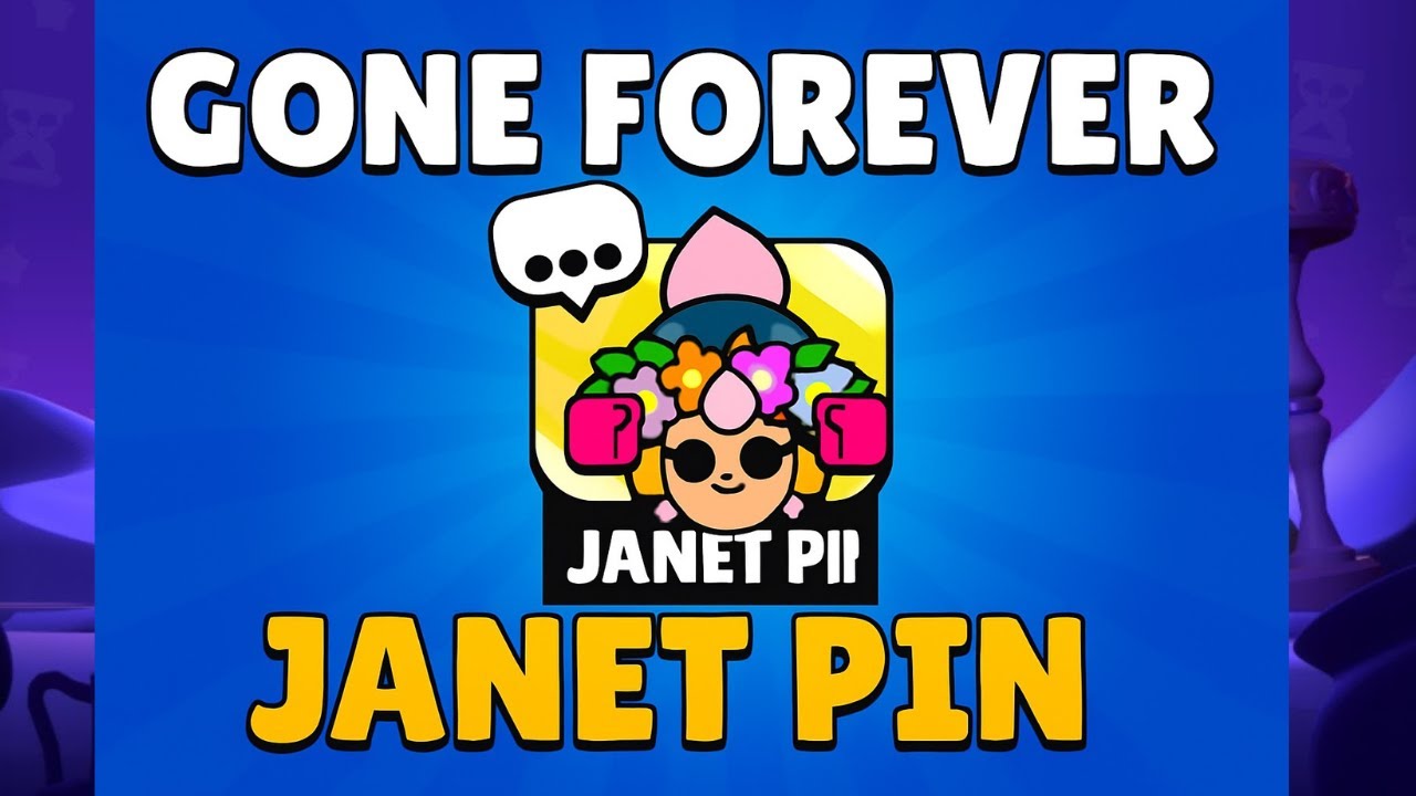 Janet Pin Locked Forever Brawl Stars Youtube