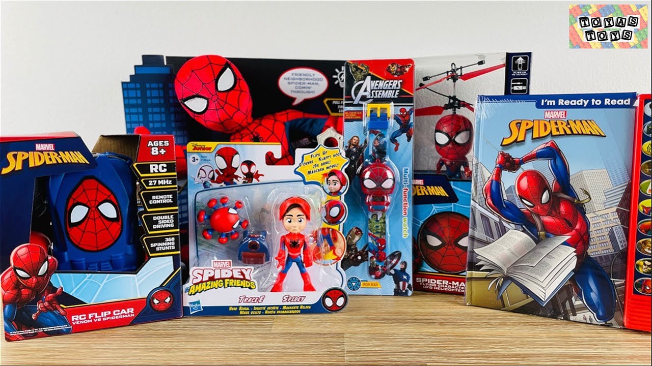 Marvel Spiderman Unboxing Toys Review Asmr Youtube