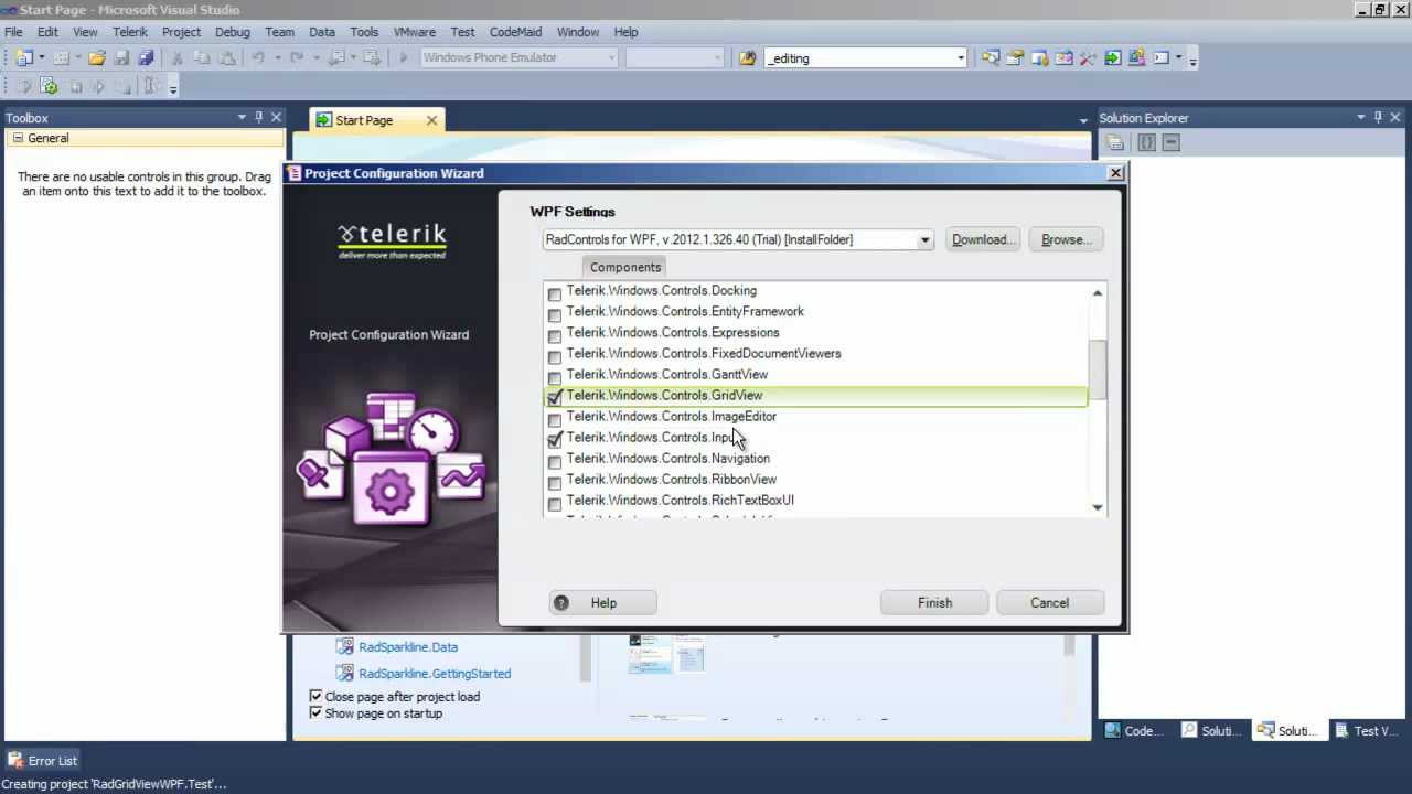 Getting Started With Telerik Radcontrols For Wpf Youtube