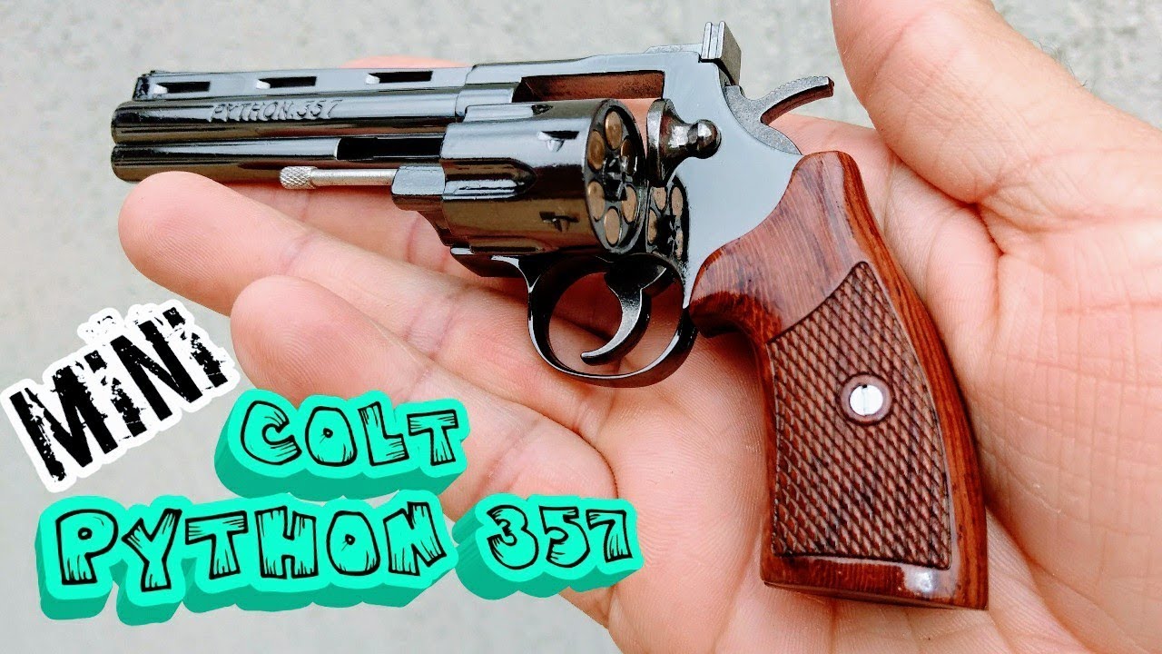 Mini Arma Colt Python 357 Magnum Miniature Gun Youtube