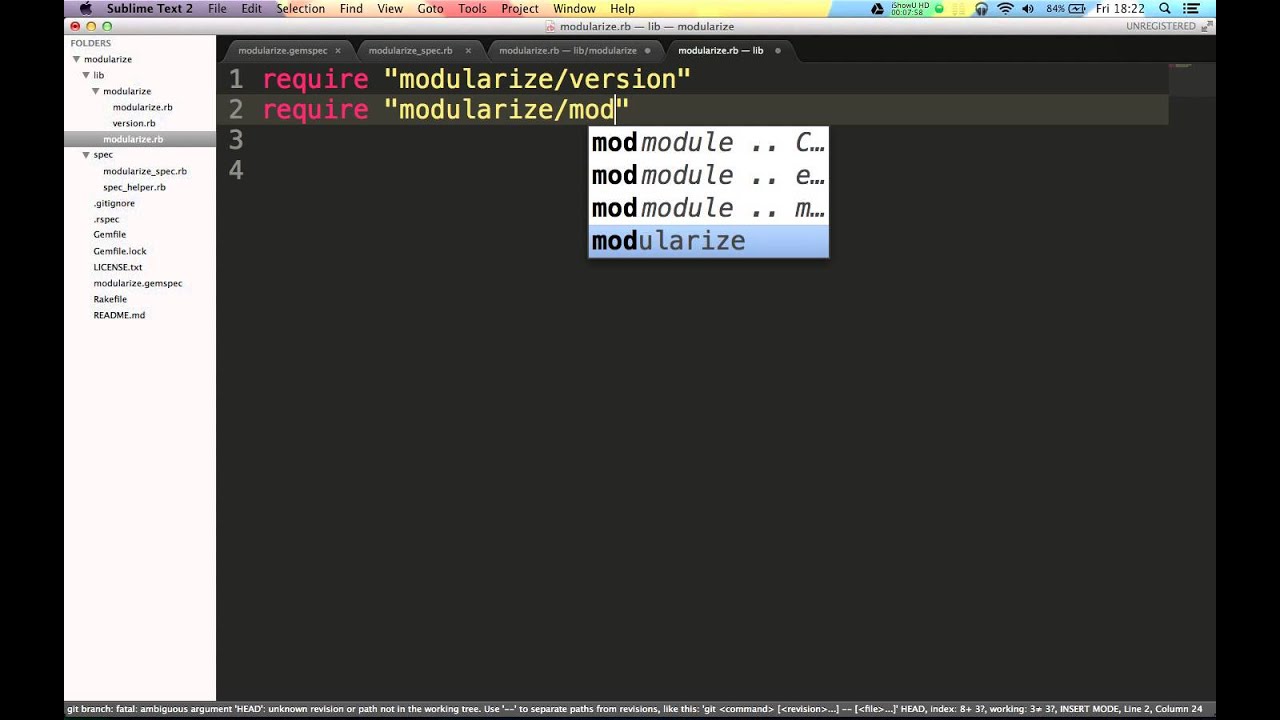 Create A Rubygem From Scratch Using Tdd Youtube
