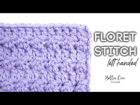 Learn How To Crochet The Floret Stitch Bella Coco Crochet