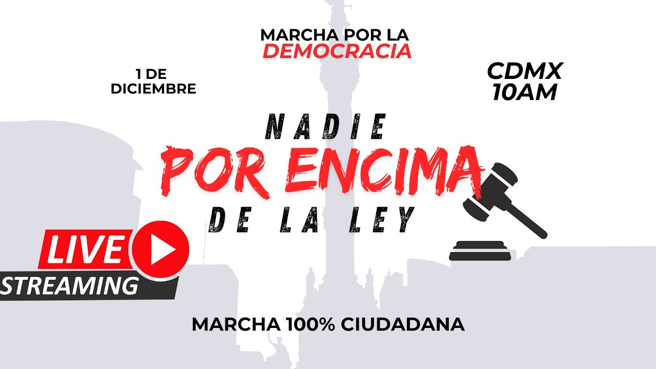 Nadie Por Encima De La Ley Marcha Por La Democracia Youtube