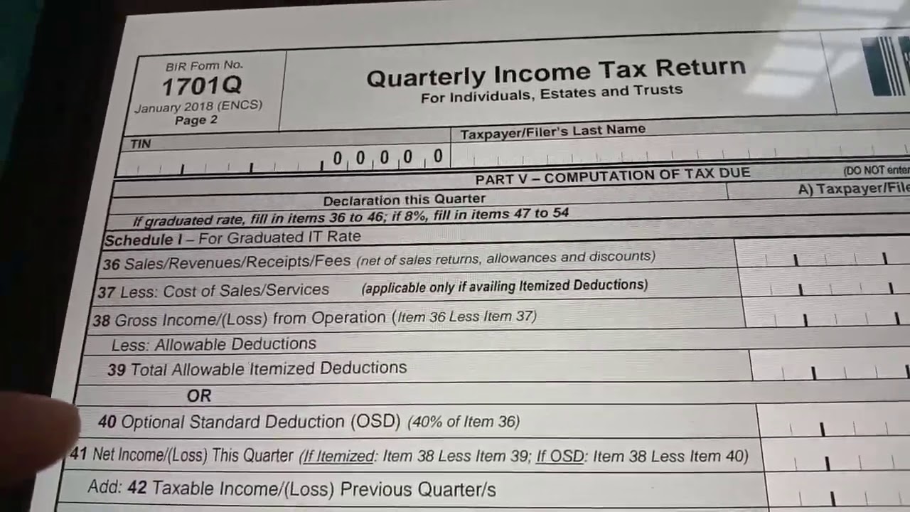 Ang Osd O Optional Standard Deduction Youtube