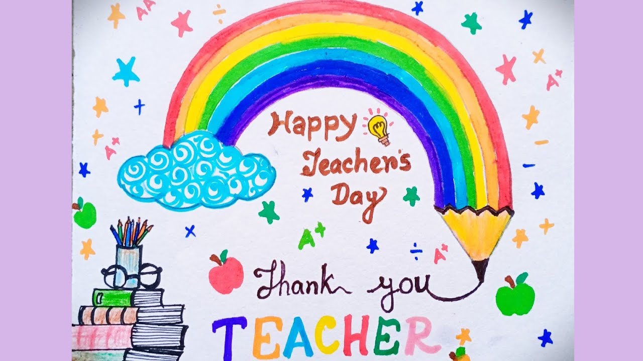 Teachers Day Drawing Teachers Day Special Card Making Teachers