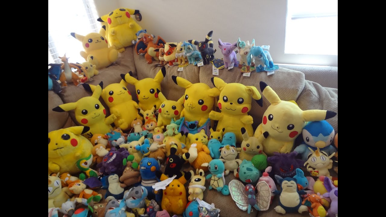 Giant Pokemon Plush Collection Huge Maybe One Of World S Largest