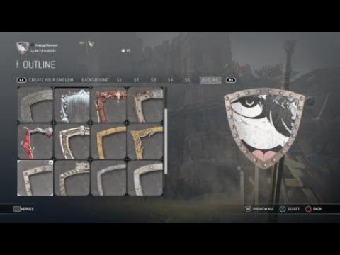 Ahegao Emblem Tutorial For Honor Youtube