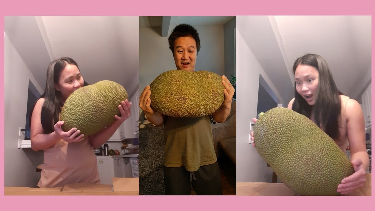 My Husband Trying Jackfruit For The First Time Youtube