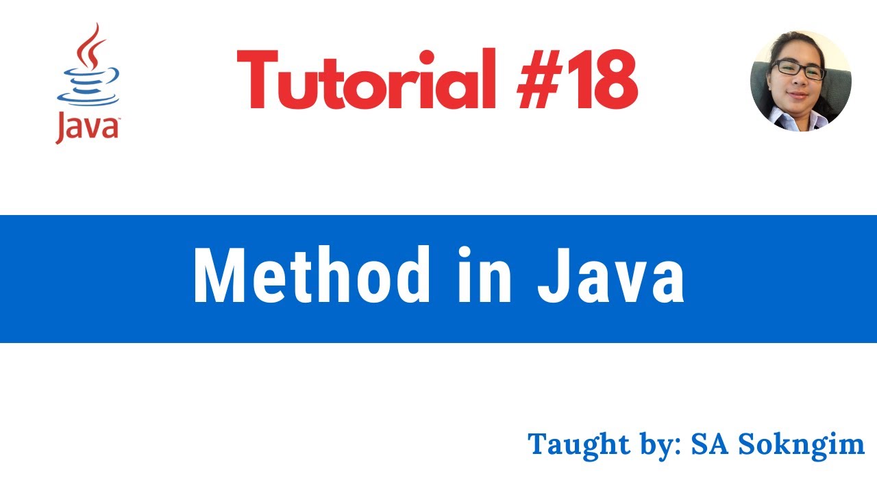 18 Method In Java Youtube