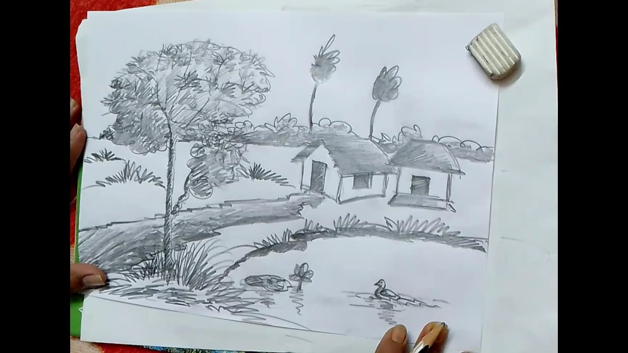 Landscape Drawing Youtube