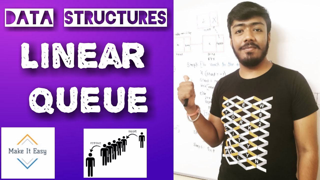 Linear Queue Intro Insertion Deletion Youtube