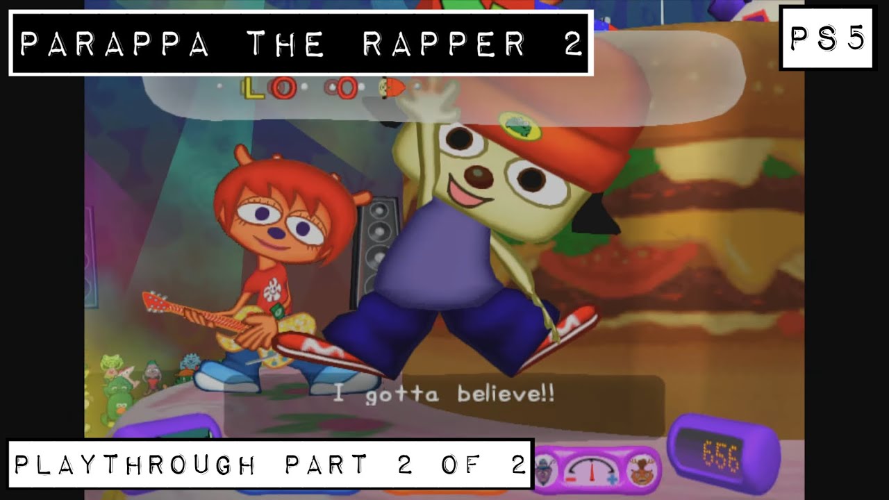 Parappa The Rapper 2 Playthrough Part 2 Of 2 Ps5 Gameplay Ps4