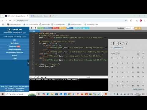Flowgorithm4 2 J Leapyearcalculator Video Youtube