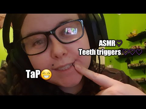 Asmr笙 Teeth Triggers笙 Teeth Tapping Teeth Chattering Youtube