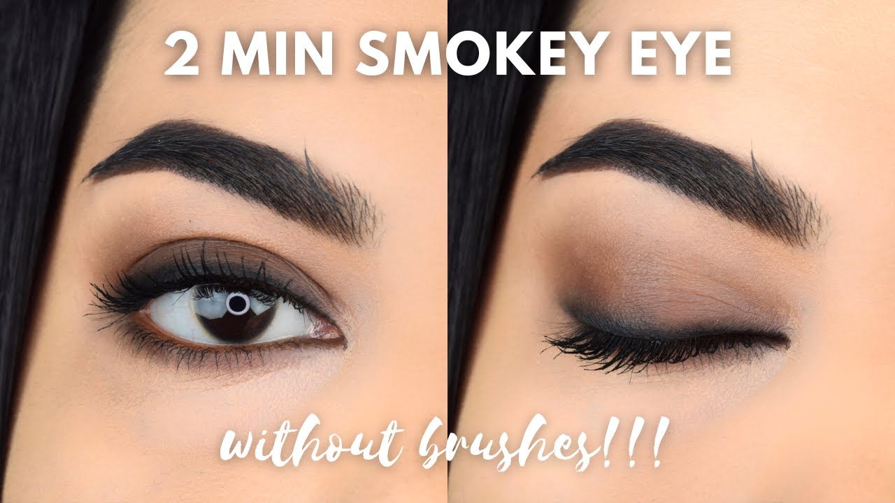 Easy Smokey Eye Tutorial Without Using Brushes Lakme Eyeconic Insta