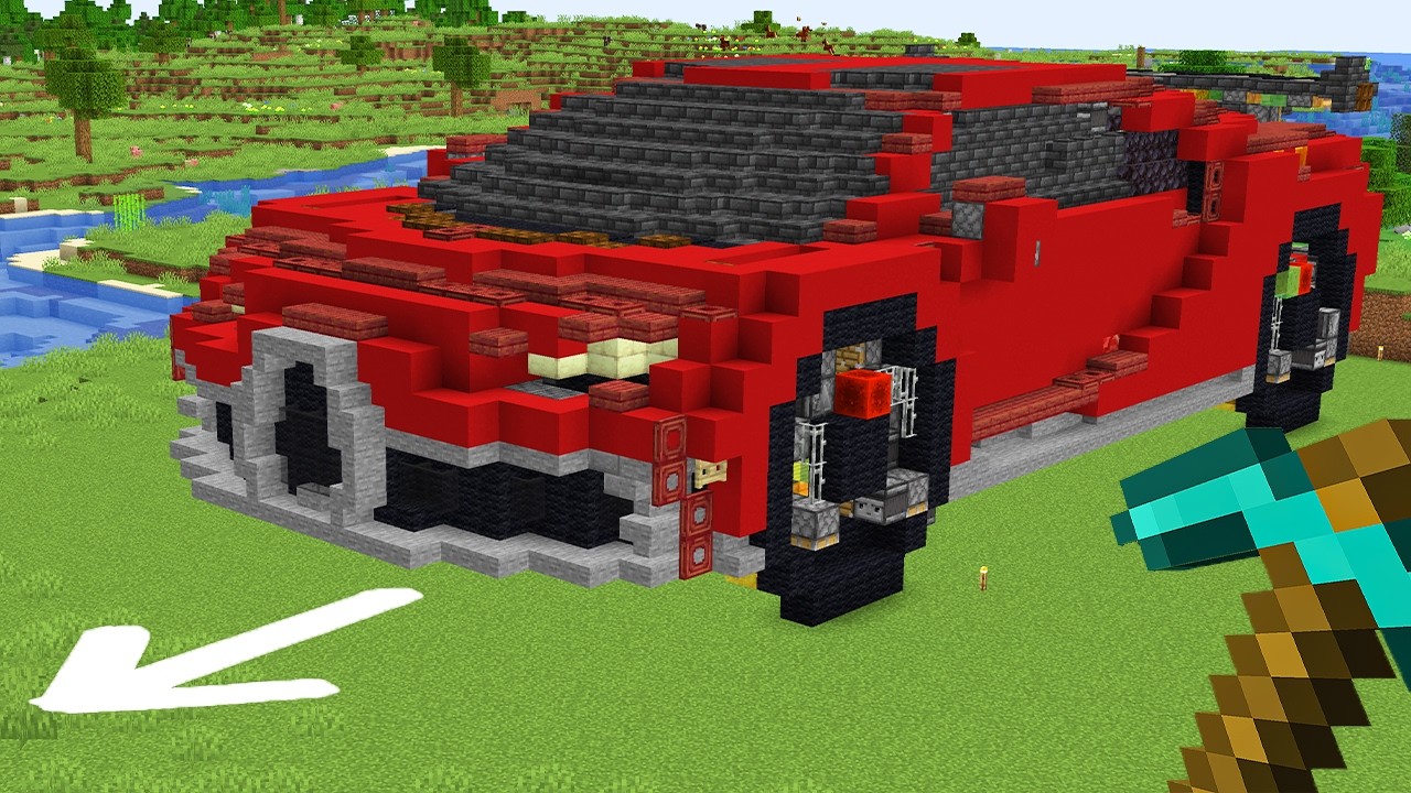 I Built A Working Car In Minecraft Youtube