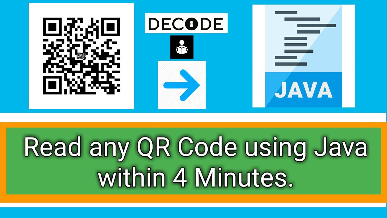How To Read Qr Code Via Java Within 5 Minutes Decode Qr Code Using
