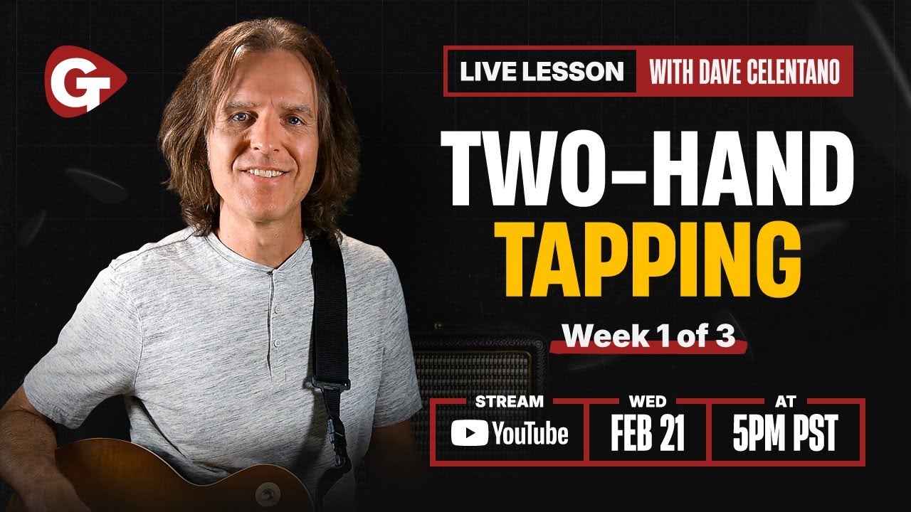Guitar Tapping Lesson 1 Of 3 Youtube