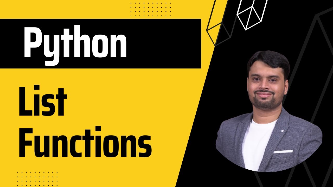 22 Python List Functions Youtube