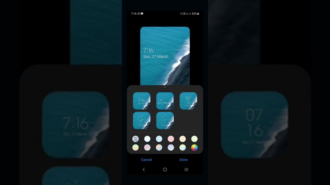 How to Customize Lock Screen Clock Style in Samsung One UI – Redway