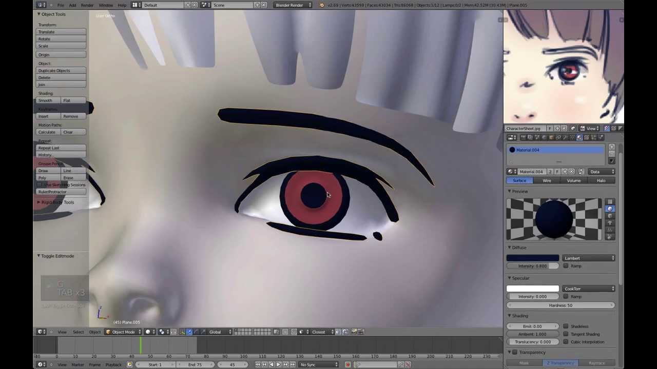 Part 24 24 Blender Anime Character Modeling Tutorial Detail Youtube