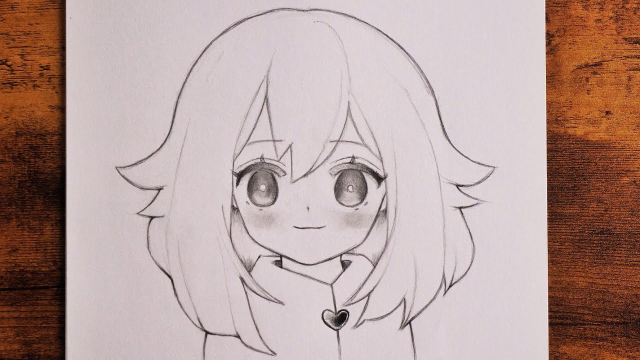 Cute Anime Girl Drawings Easy How To Draw Anime Girl Step By Step
