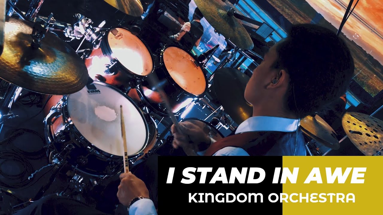 I Stand In Awe Drum Cover Orchestra Youtube