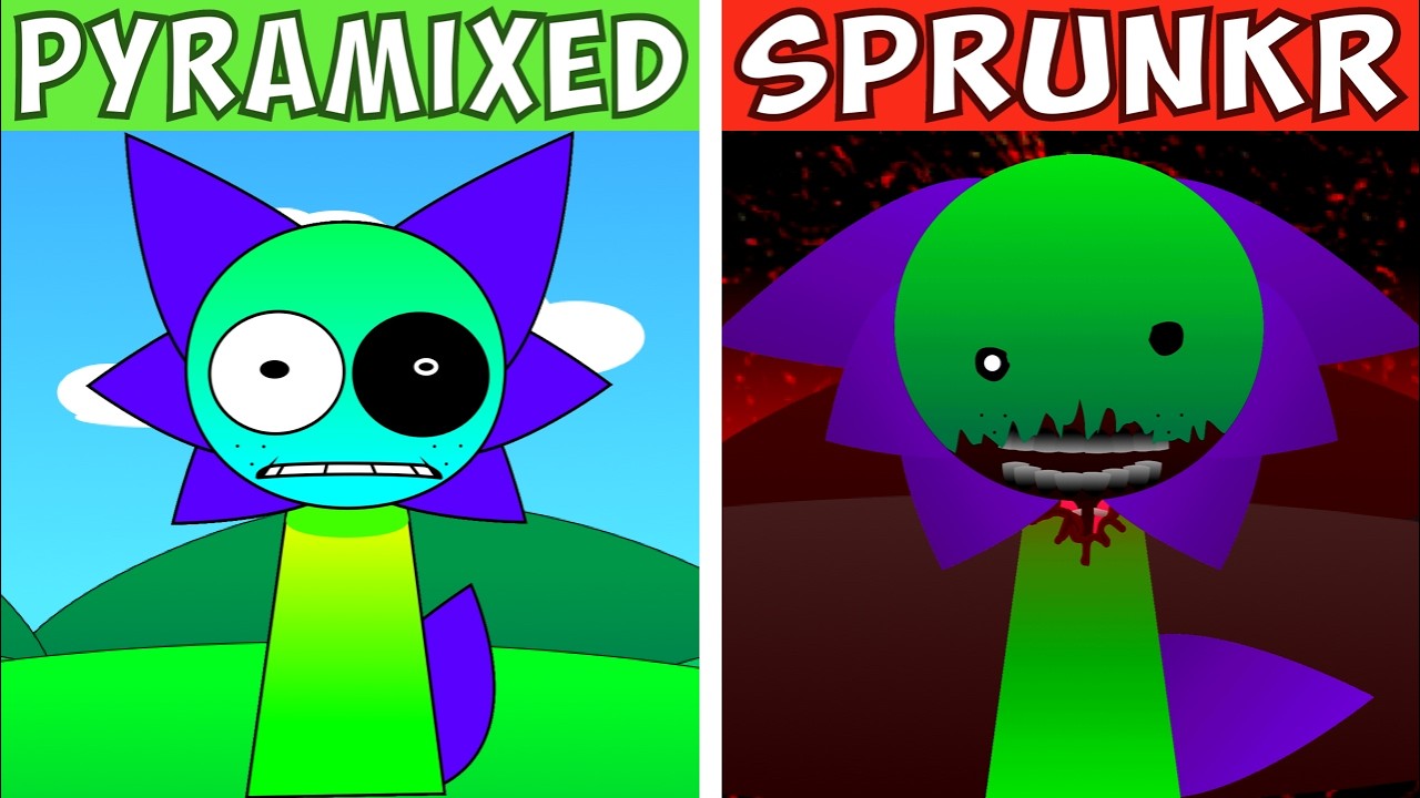 Incredibox Sprunki Update Pyramixed Vs Sprunkr Youtube