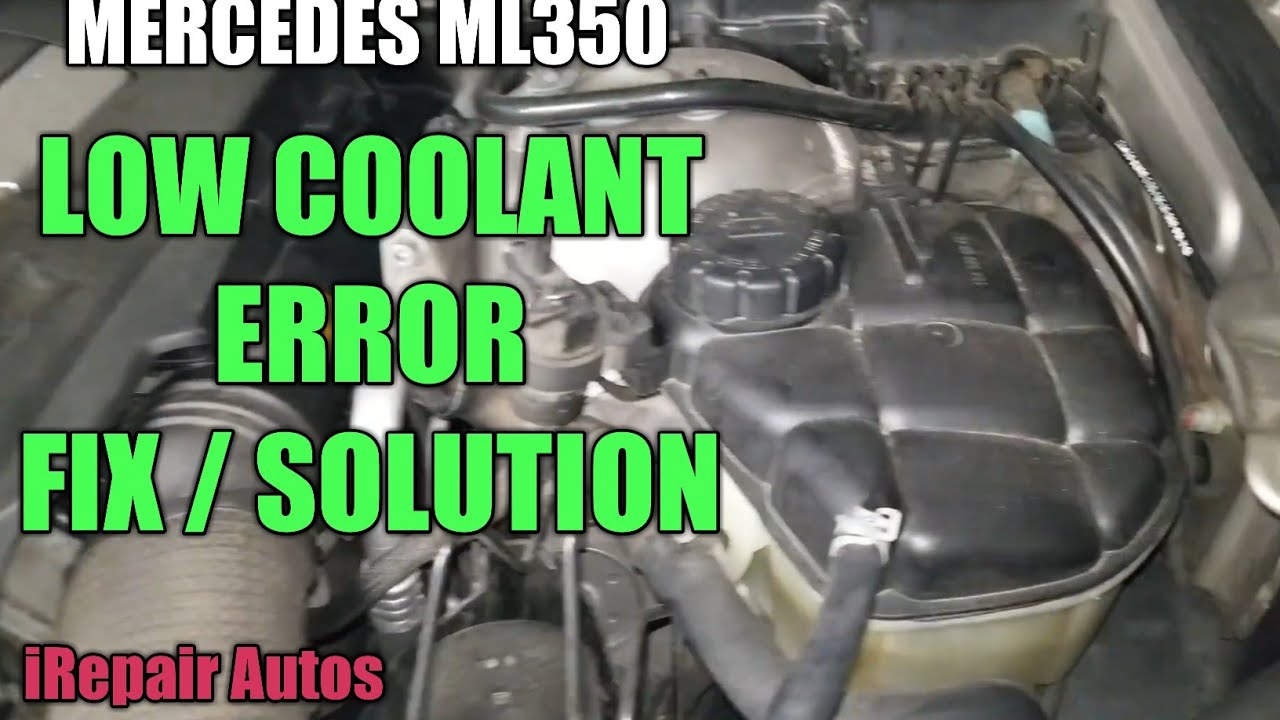 Mercedes Coolant Level Sensor Diagnostics And Replace Diy Irepair