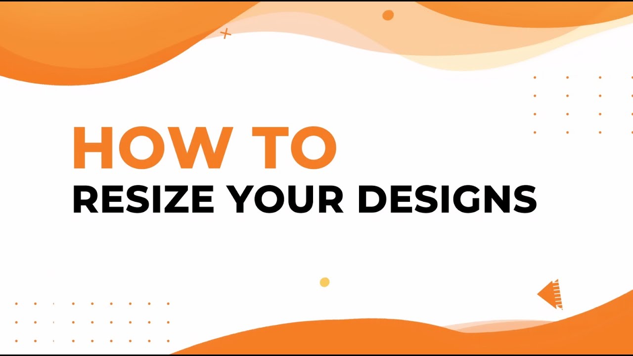 How To Resize Your Designs With Designmaker Designs Ai Youtube
