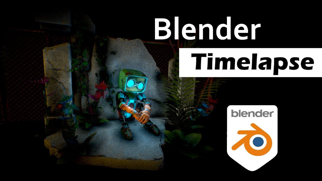 Robot Character Sketch Blender 3d Timelapse Youtube