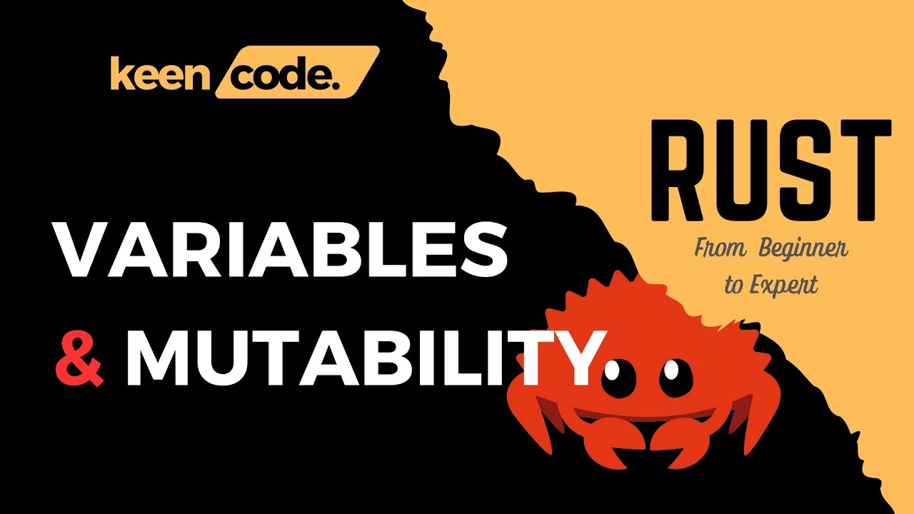 Variables Mutability Rust Programming Rust Youtube